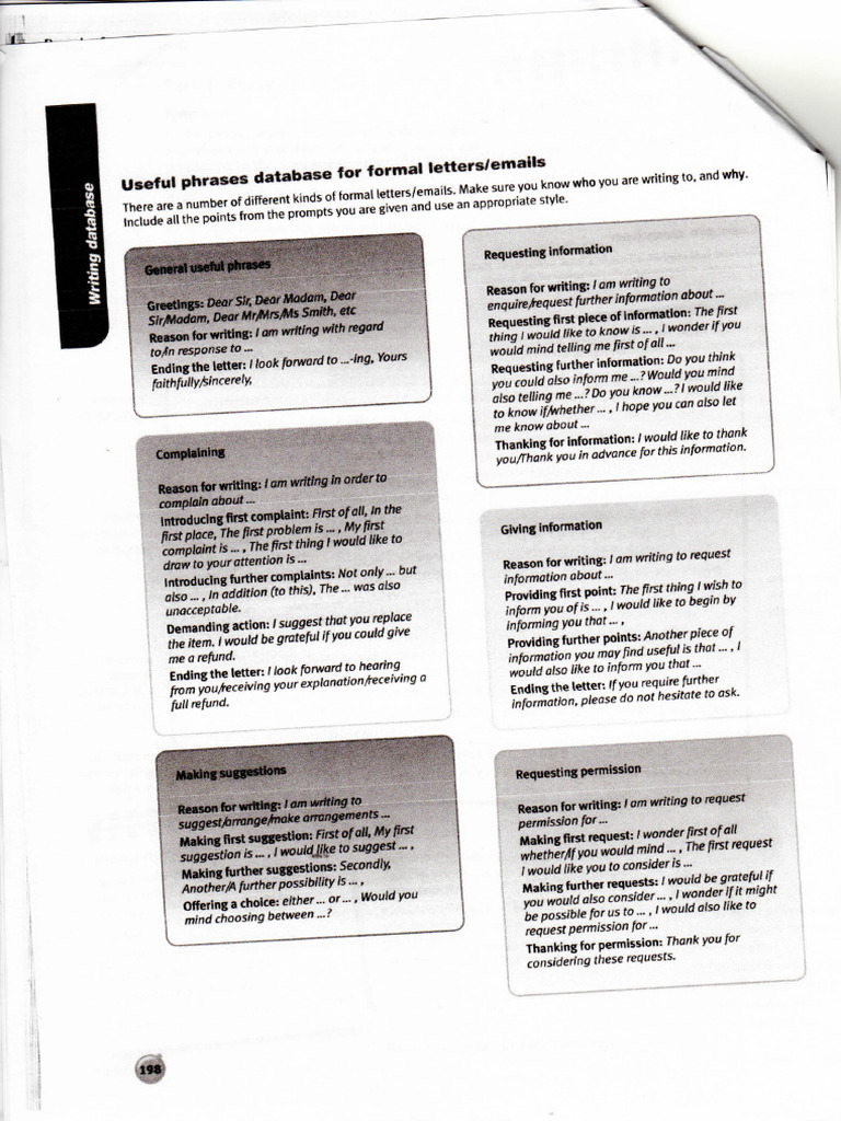 B2 Formal Letters | PDF