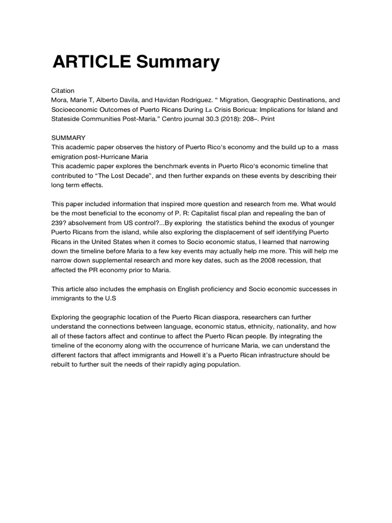 Article Summary | PDF