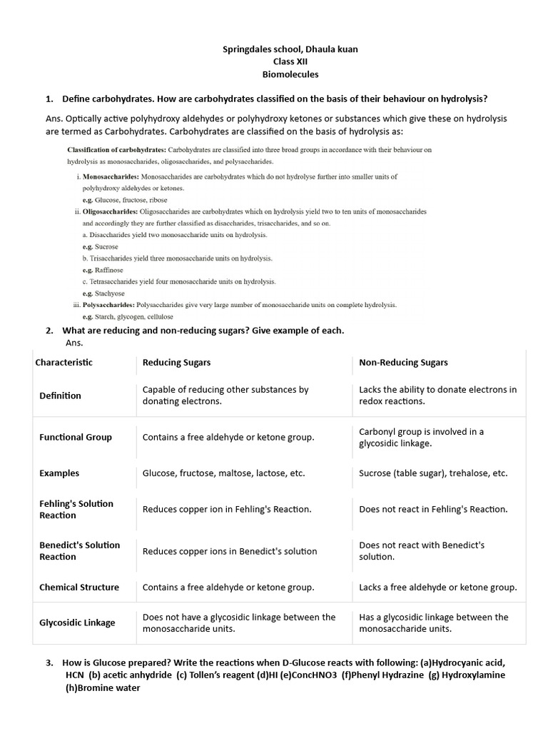 Biomolecules Study Material | PDF | Nucleotides | Rna