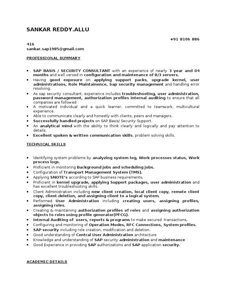 Sankar Resume | PDF | Computer Security | Security