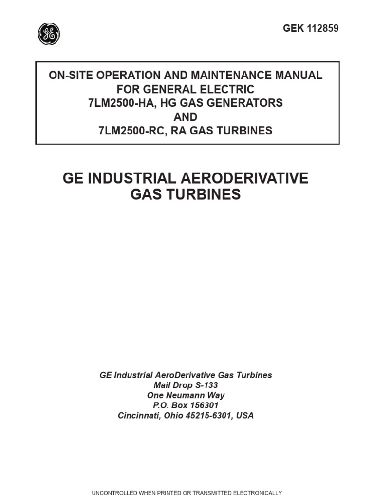 GEK112859 - V1FM01.C00 - Cover Page | PDF