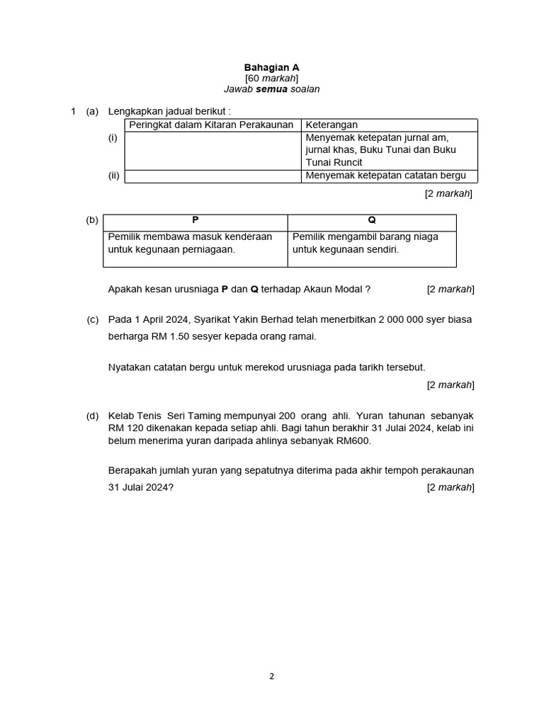 2024 k2 Percubaan PP Penang | PDF