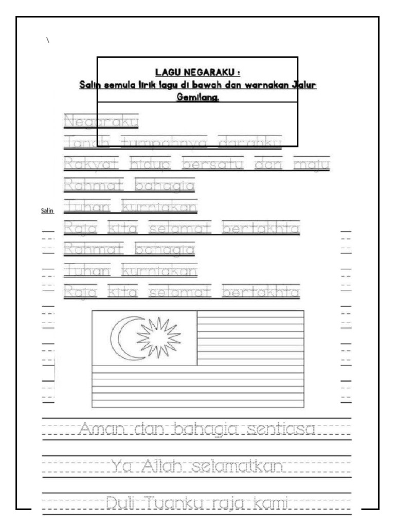 Lagu Negaraku Dan Negeri Pahang | PDF