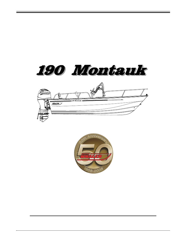 190 Montauk Owners Manual 2008 | PDF | Combustion | Carbon Monoxide