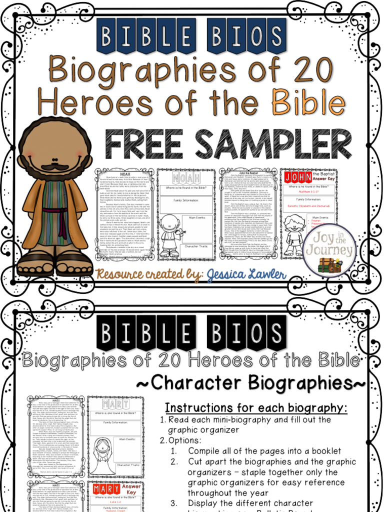 Bible Heroes: Noah & John the Baptist | PDF | John The Baptist | Noah
