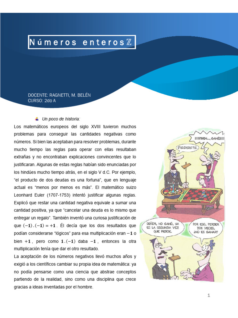 Teor-A y Pr-Ctica Parte 1 | PDF | Entero | Número natural
