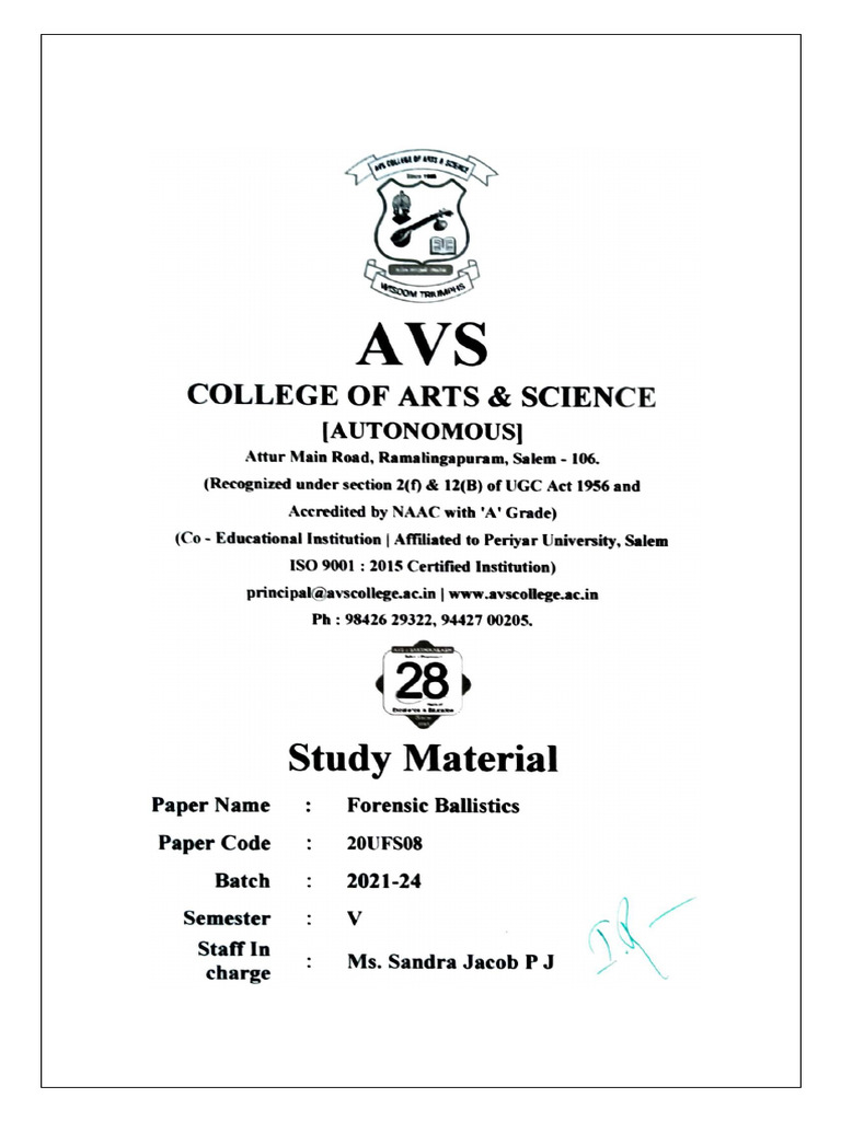 Forensic Ballistics: Firearm Basics | PDF | Gun Barrel | Firearms