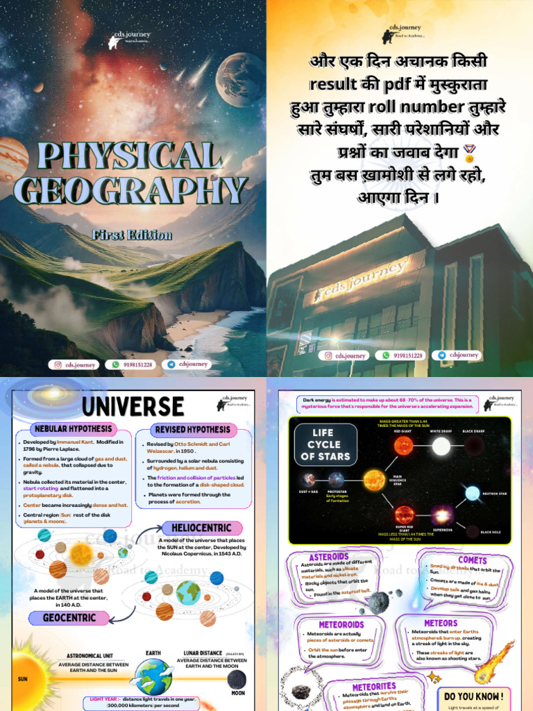Overview of Physical Geography Concepts | PDF | Planets | Solar System