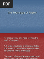 Understanding Poetry Conventions | PDF | Metre (Poetry) | Poetic Rhythm