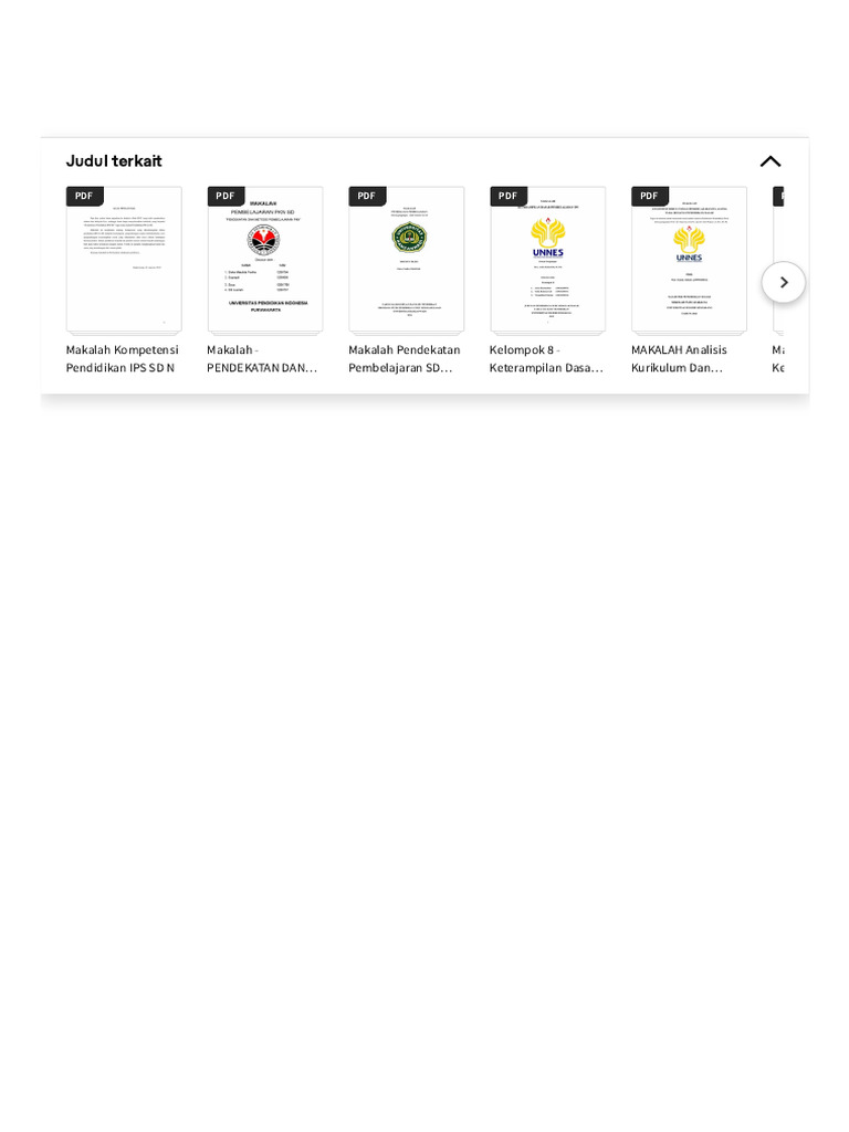 Makalah Perkembangan Kurikulum Ips SD _ PDF _ Ilmu Sosial _ Sains & Matematika | PDF