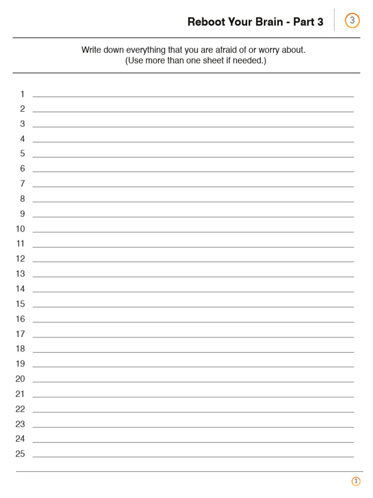 Day2 - Rebooting Your Brain Part 3 | PDF