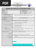 DepEd Semi-Detailed Lesson Plan Template | PDF | Lesson Plan | Learning