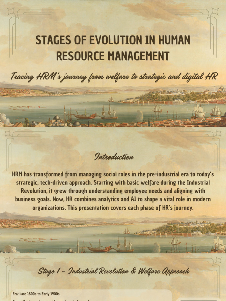 Evolution of Human Resource Management | PDF | Human Resource ...