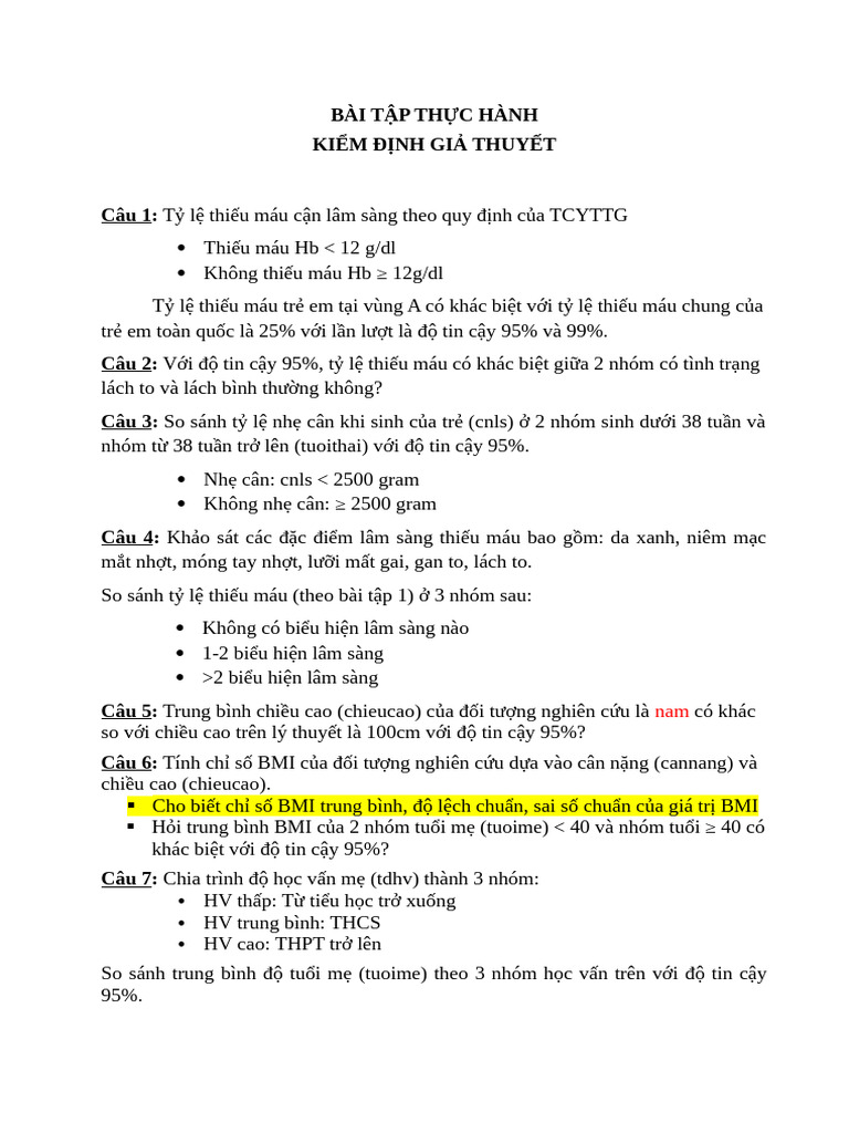 BTTH_Kiem-dinh-gia-thuyet | PDF