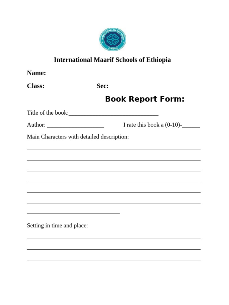 Book Report | PDF