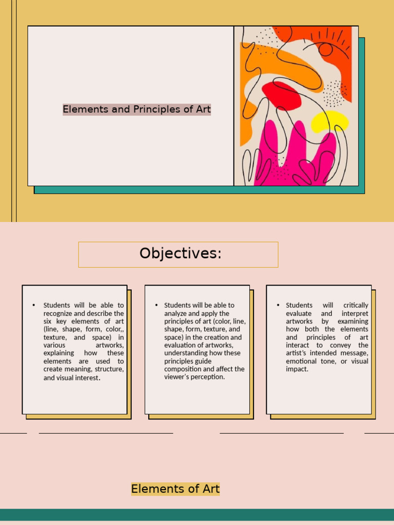 Elements and Principles of Art 2 | PDF | Composition (Visual Arts) | Color