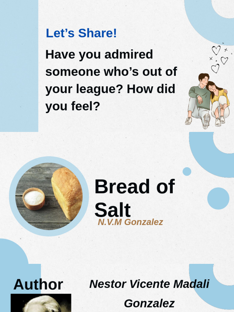 Bread of Salt by N.v.M. Gonzalez | PDF