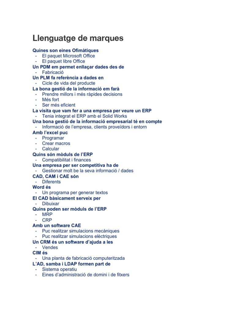 Examen Ultima UF | PDF