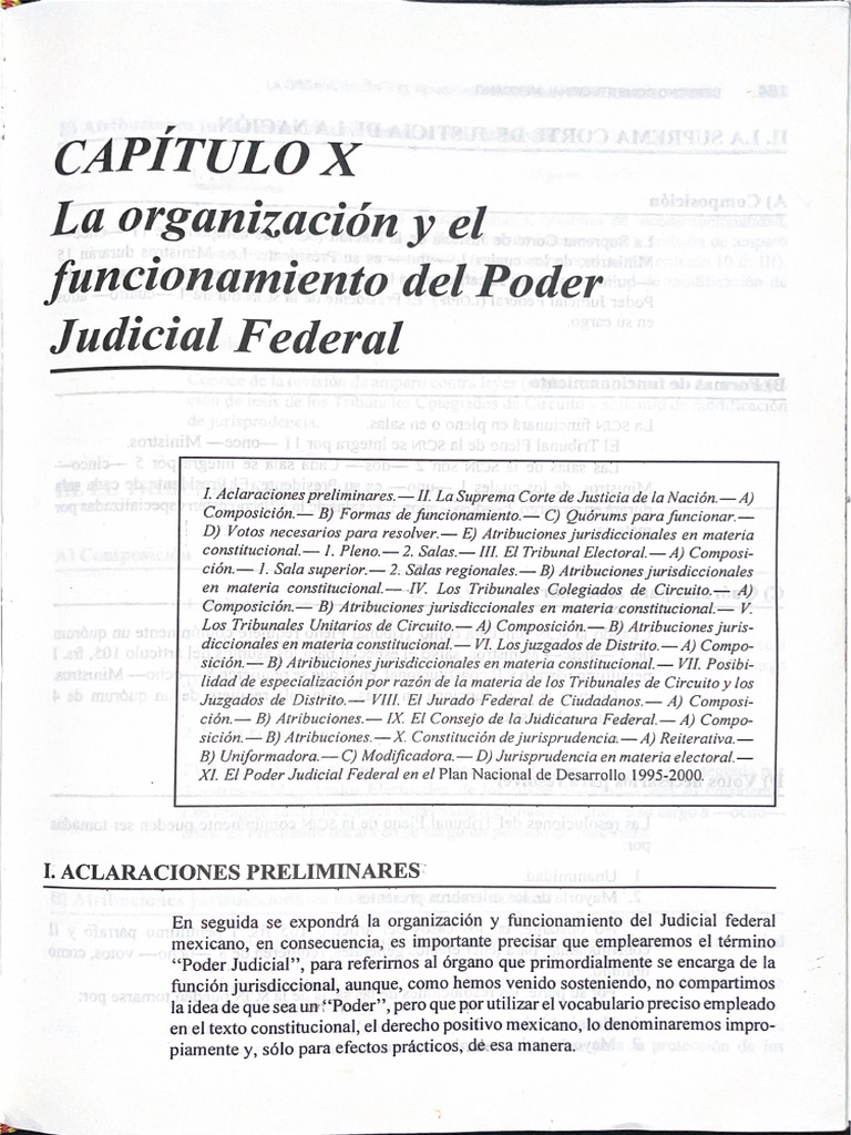 Capítulo 10 derecho constitucional mexicano | PDF