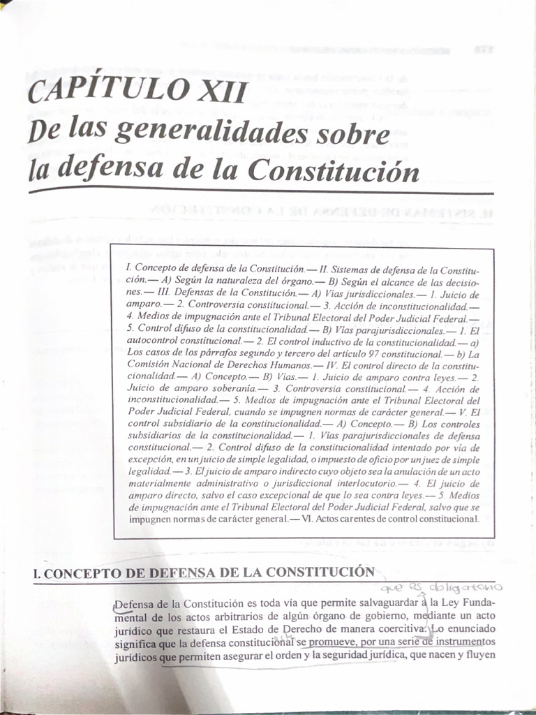 Capítulo 12 derecho constitucional mexicano | PDF