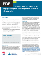 Eras Central Guidelines | PDF | Surgery | Analgesic