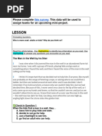 The Man in the Well: A Short Story Analysis | PDF | Creative Commons ...