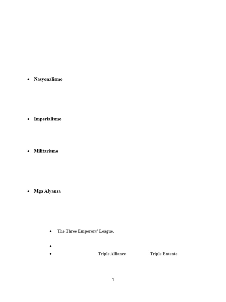 PH History ww1 | PDF
