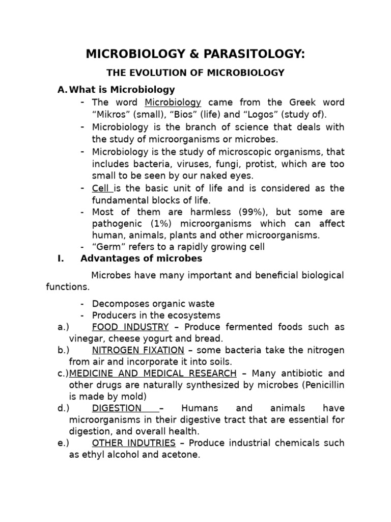 Narrative Report Micropara | PDF | Louis Pasteur | Microorganism
