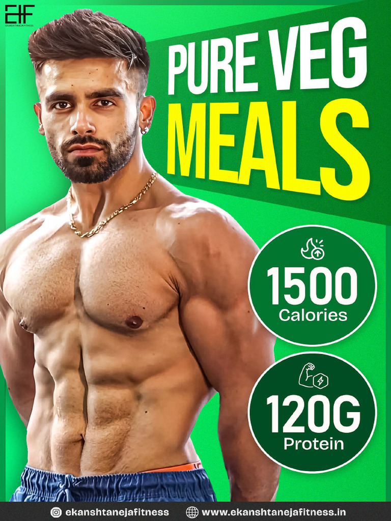 Pure Veg Cookbook (1500 Kcal 120G Protein) | PDF