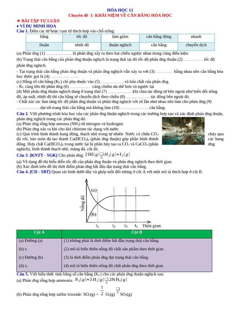 KHÁI NIỆM CBHH | PDF