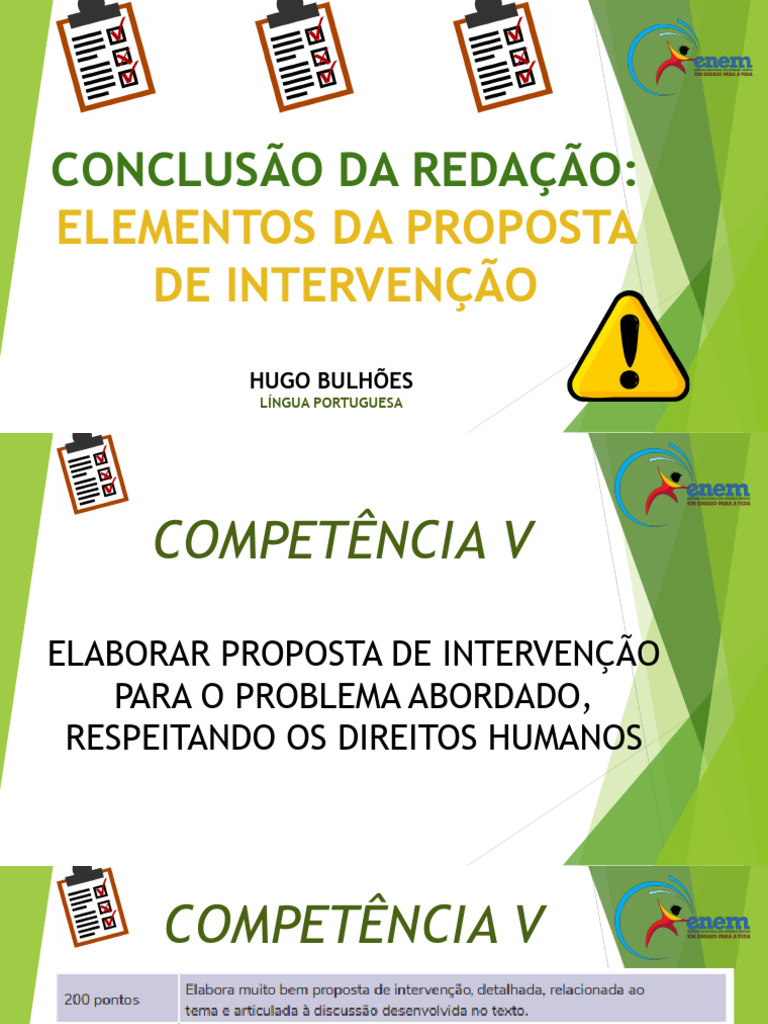 Conclus-o Da Reda--o Elementos Da Proposta de Interven--o | PDF | Internet | Estado