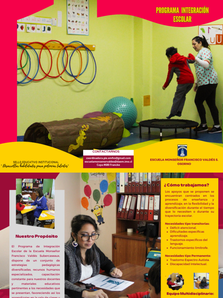 Programa de Integración Escolar Osorno | PDF | Aprendizaje | Enseñando