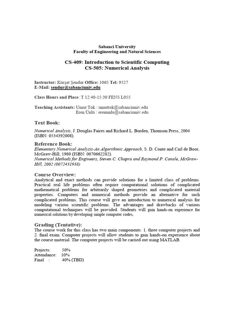 CS409_CS505_Syllabus | PDF