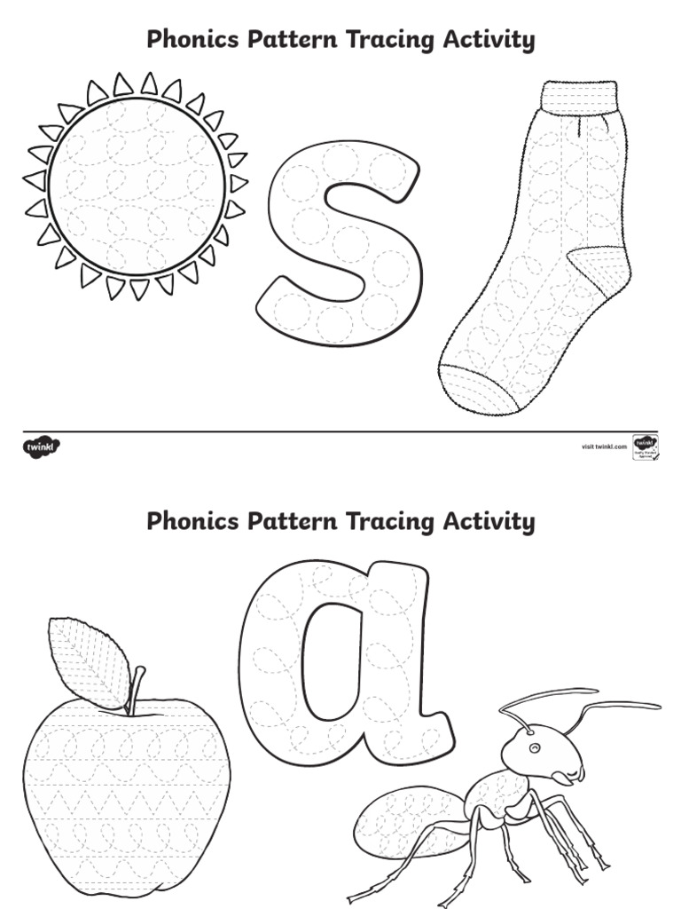 T e 2550852 Satpin Phase 2 Phonics Pattern Tracing Activity Ver 3 | PDF