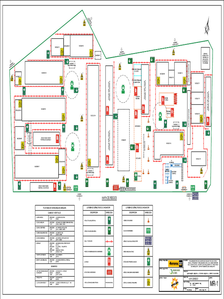 MAPA DE RIESGOS - OBRA CENEPA Layout1 (1) 1 | PDF