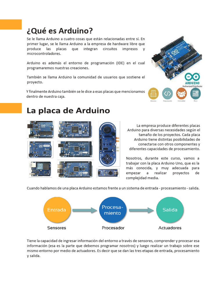 Introducción a Arduino y sus componentes | PDF | Arduino | Información