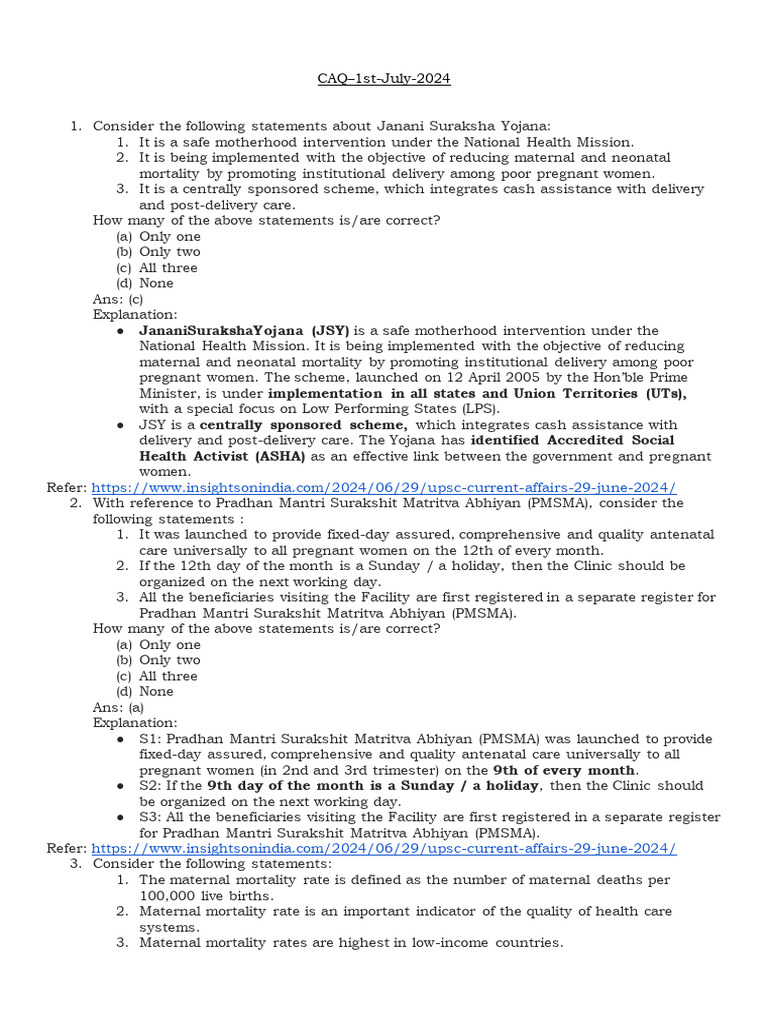 7 Jul Month 2024 CAQ | PDF | Virtue Ethics | International Organization ...