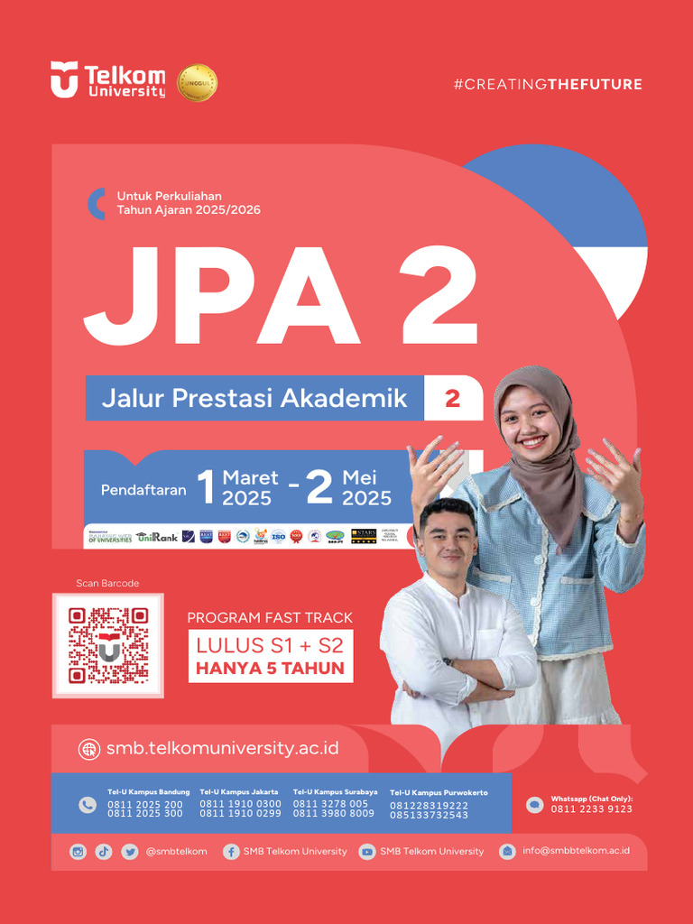 Brosur JPA 2 Telkom University 2025 | PDF