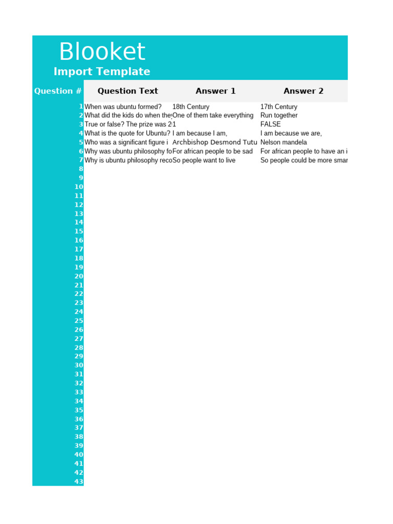 UBUNTU Quiz Input Question | PDF