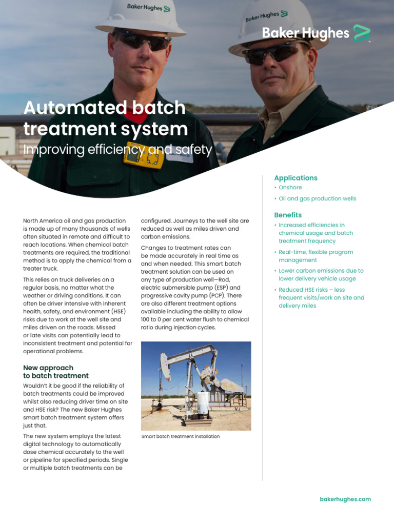 Automated Batch Treatment System SLSH | PDF | Pump | Truck