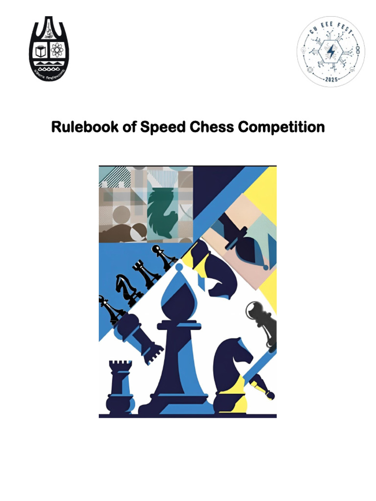 Rulebook of Speed Chess Competition | PDF | Sports | Chess Theory