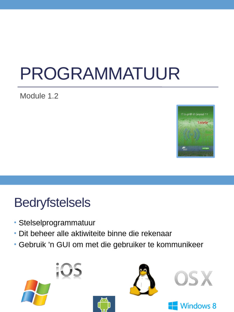 Gr11IT 1 - 2 Programmatuur | PDF