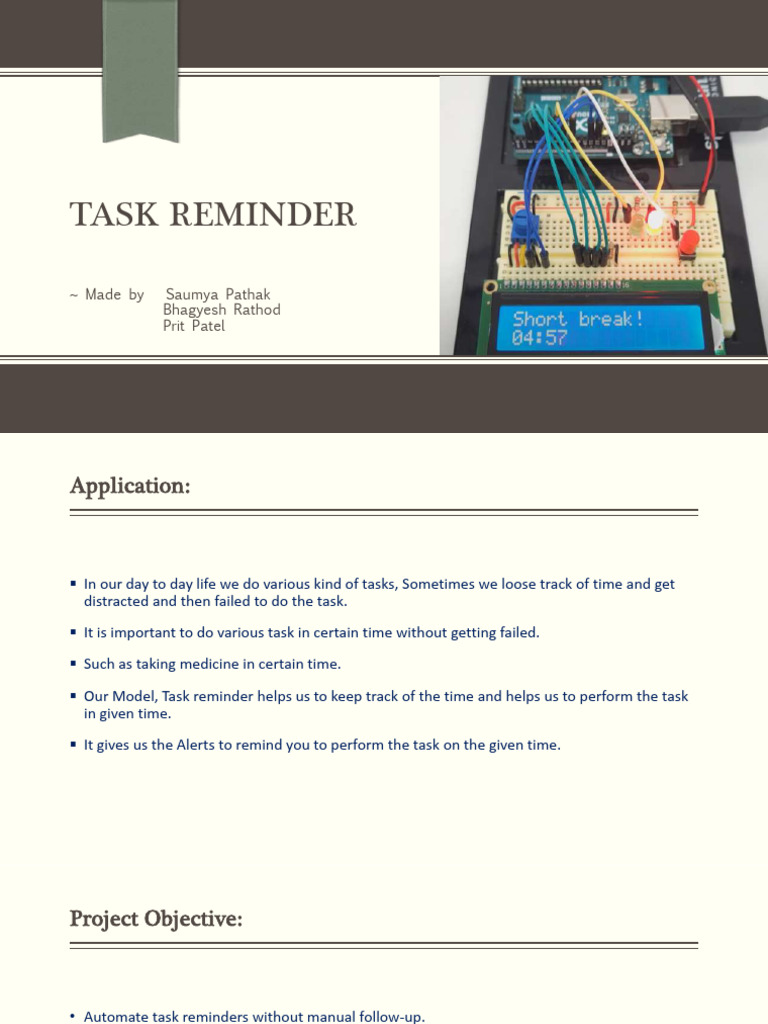 Task REMINDER_removed | PDF