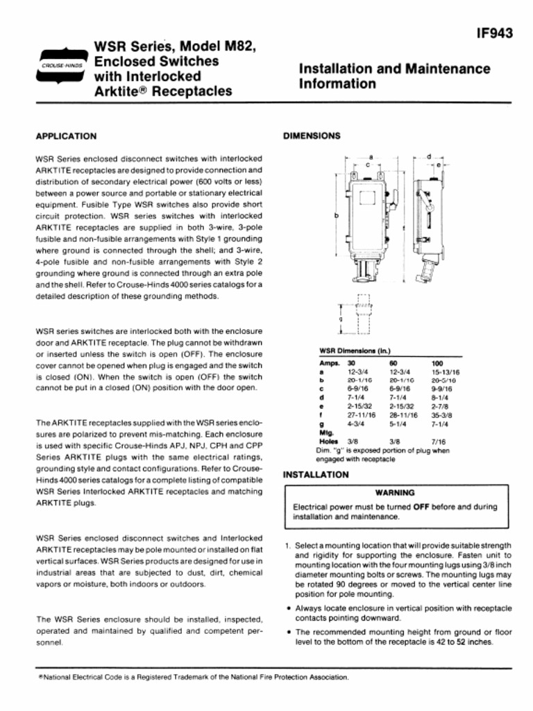 EATON WSR3352 Manual | PDF