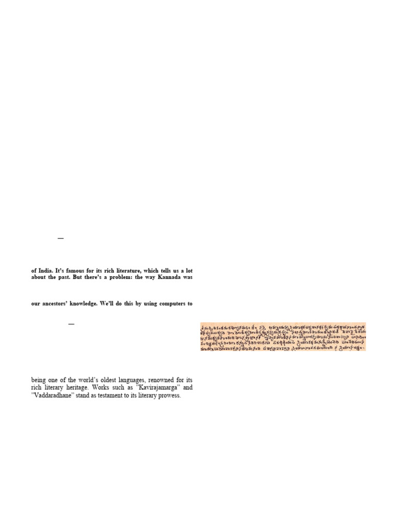Ancient Kannada Script Recognition | PDF | Image Segmentation | Multidimensional Signal Processing