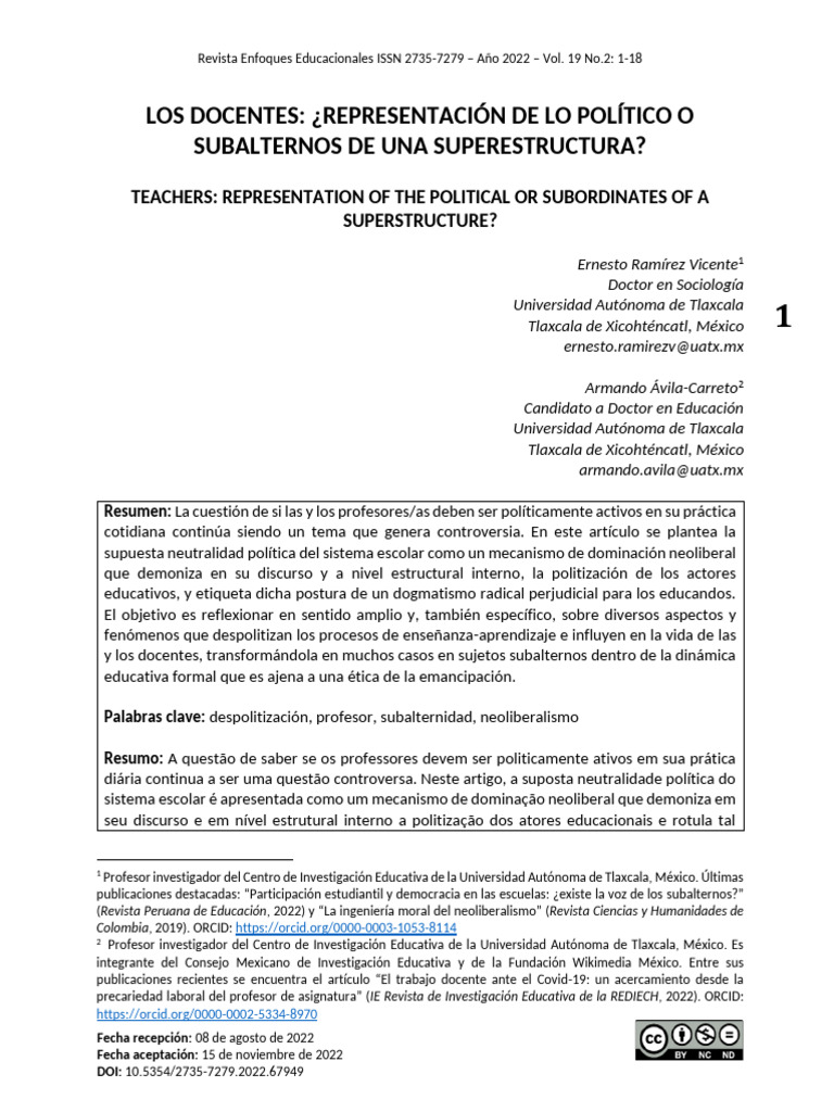 Docent Es Represent Avion Poll Utica | PDF | Maestros | Enseñando