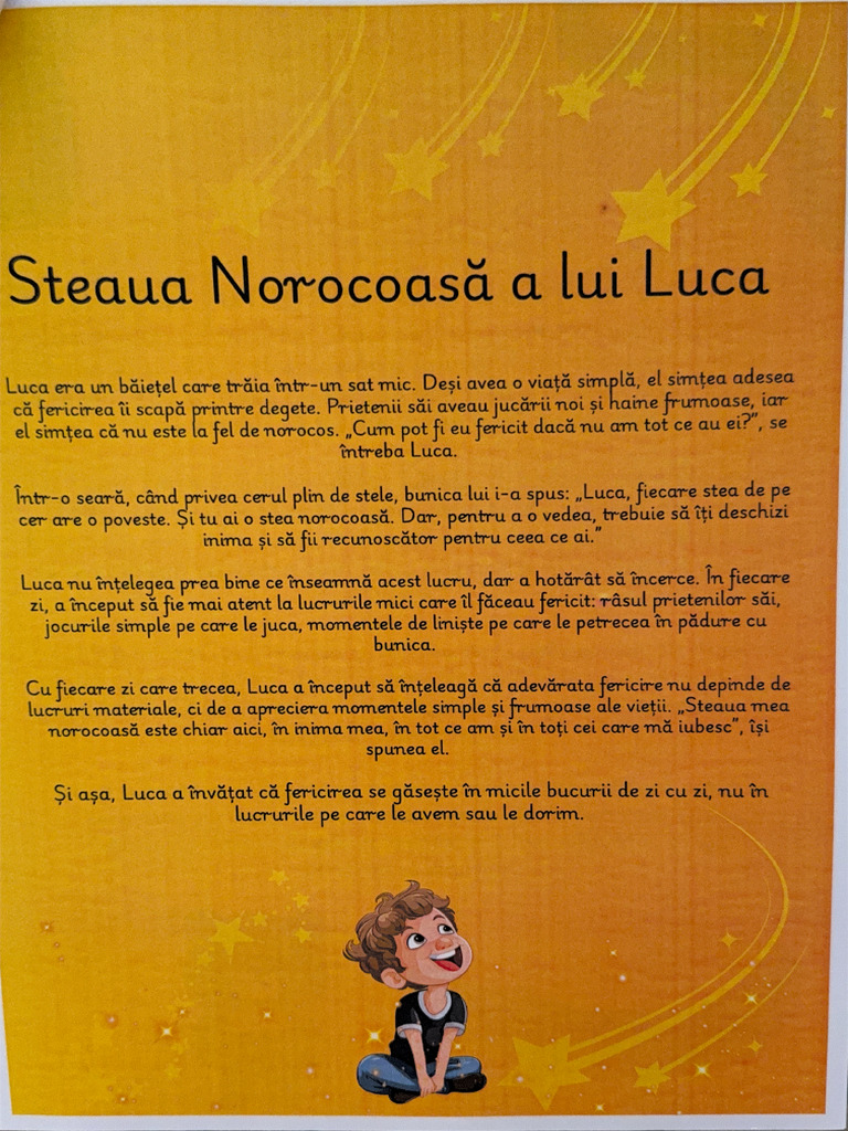 Steaua Norocoasã A Lui Luca | PDF