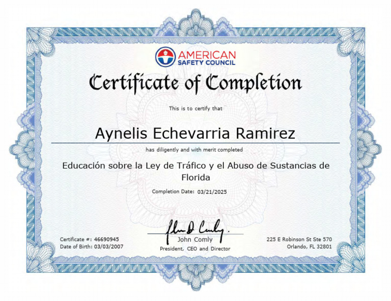 Certificate 1001519010 | PDF