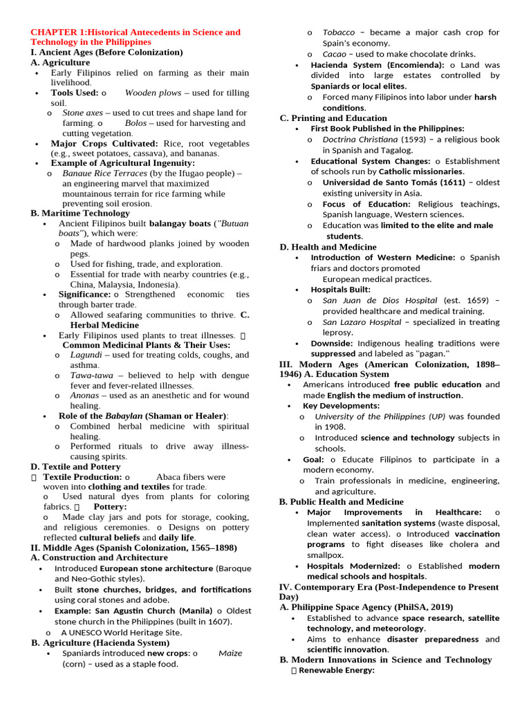 Sts Reviewer Chap 1 6 Revised | PDF | Science | Artificial Intelligence