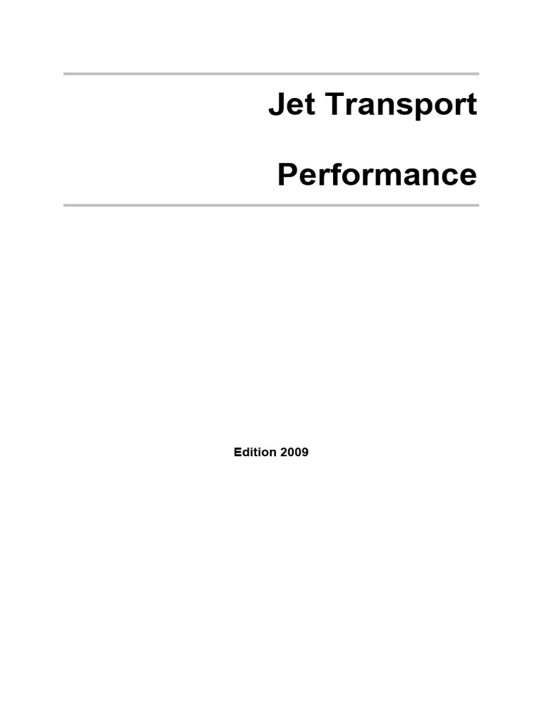 Jet_Transport_Performance_1256306728 | PDF | Flight Control Surfaces ...